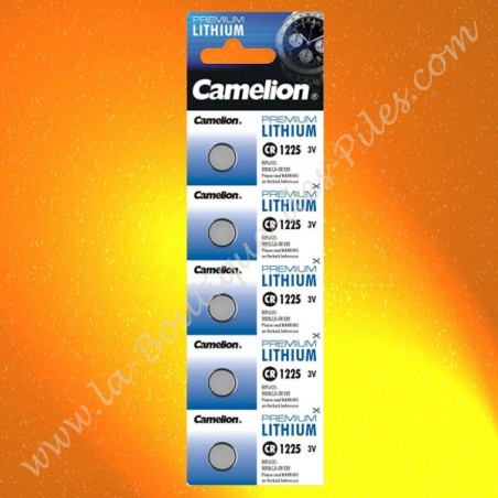 CR1225, Pile CR1225 Camelion, blister de 5 piles